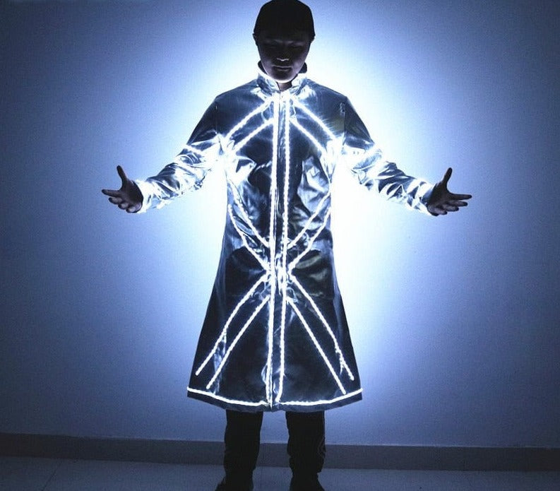GroovePro Glow: Luminescent DJ Costume for Unforgettable Performances ...