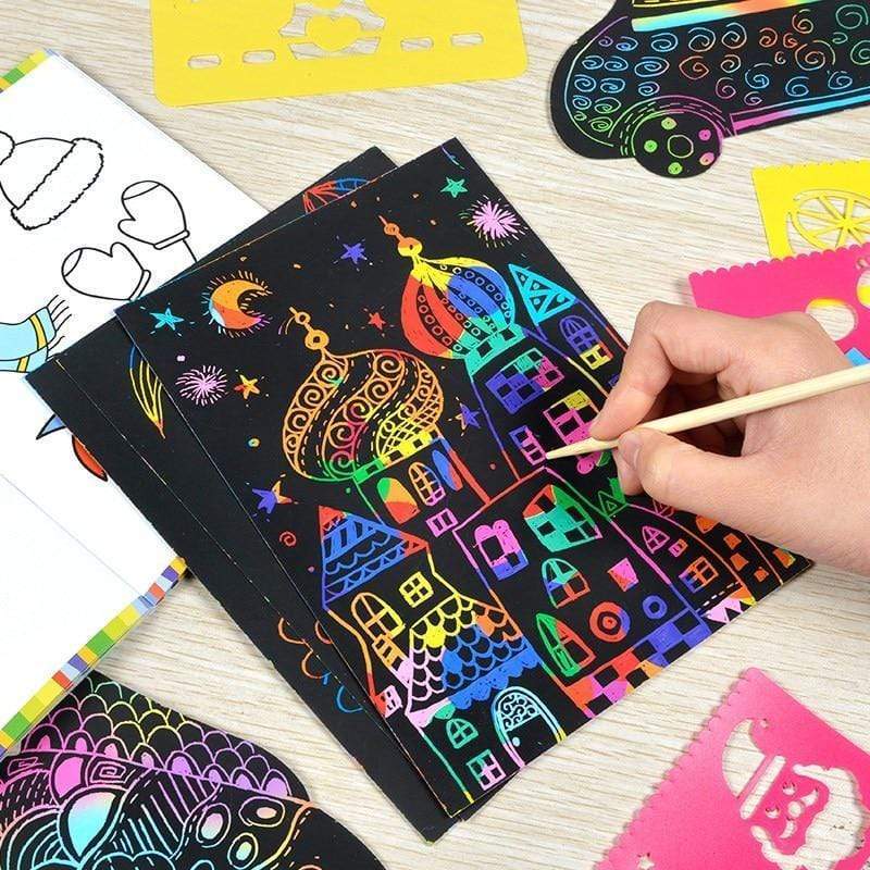 Magic Colorful Drawing Board Paper – WonderKidz Gifts