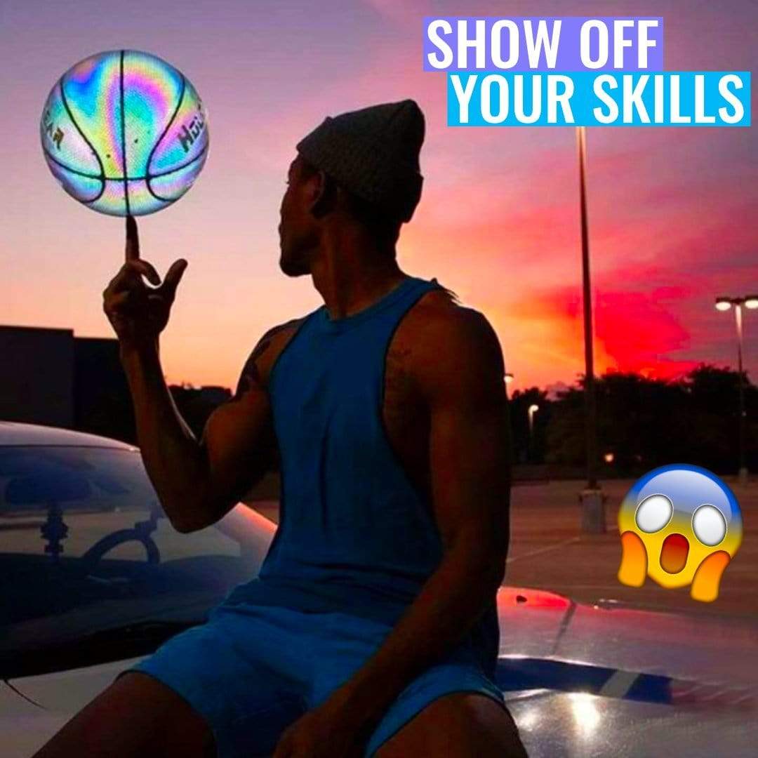 HoloBall - Holographic Reflective Glowing Basketball – WonderKidz Gifts